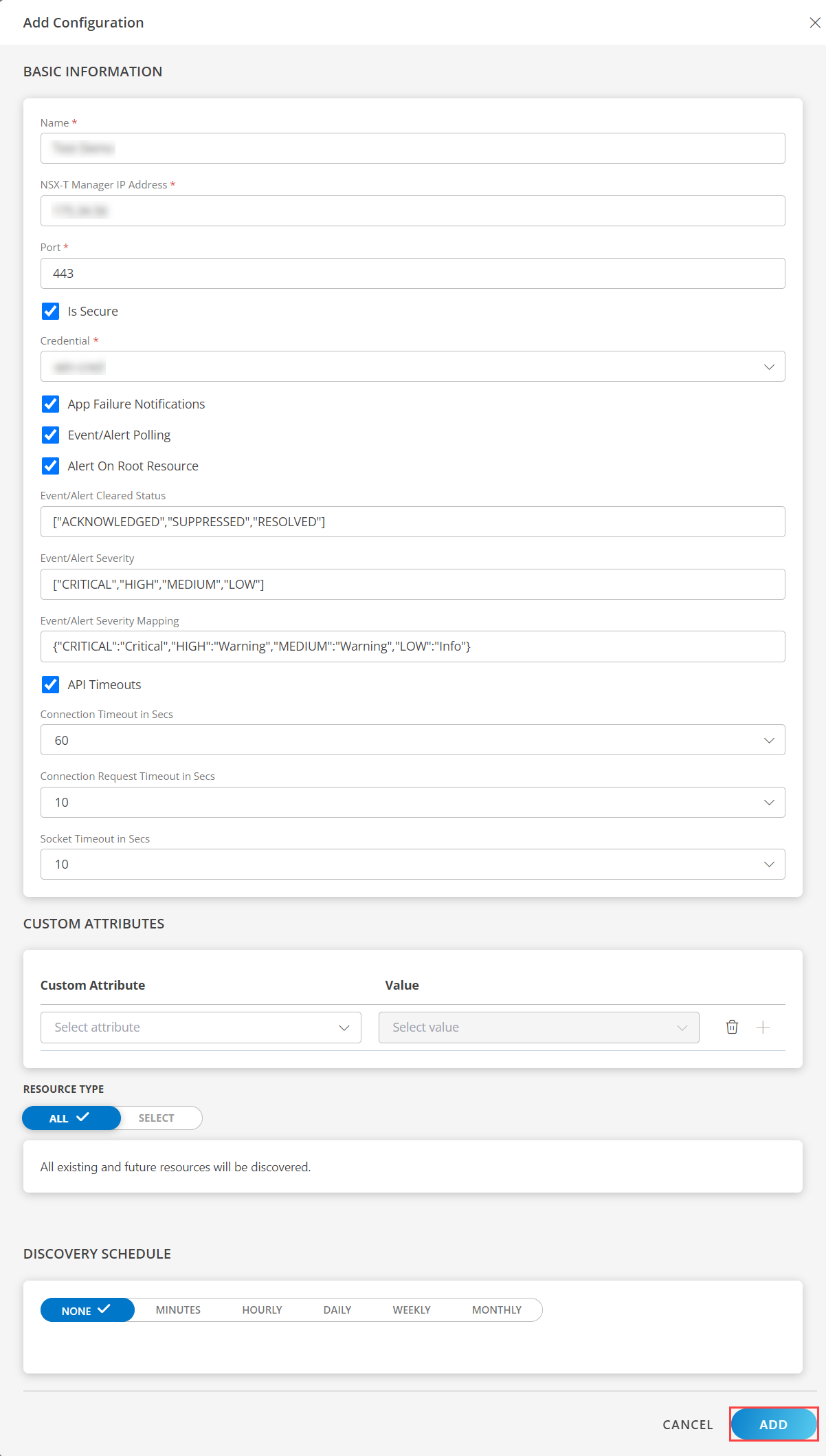 VMware NSX-T | OpsRamp Documentation